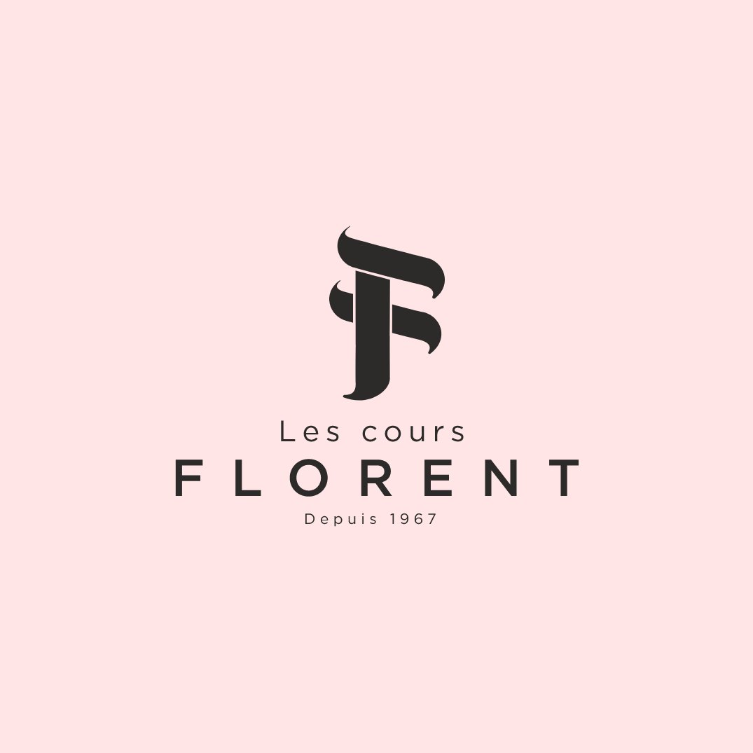 Les cours Florent - Logo & charte graphique : Narbonne/Montpellier/Paris